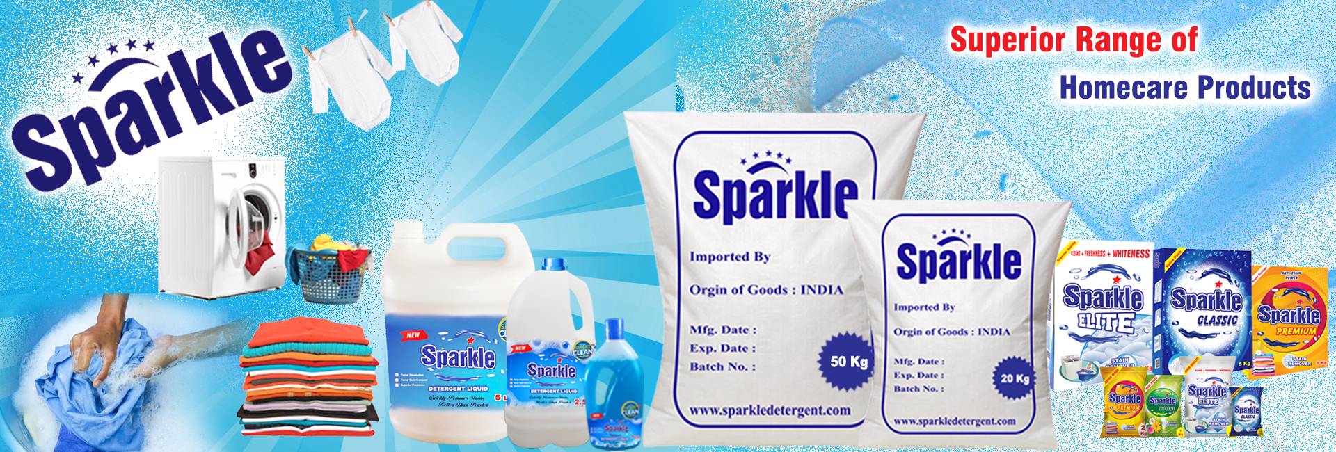Sparkle Detergent | Clean clothes, Clean passion. Rediscover the ...