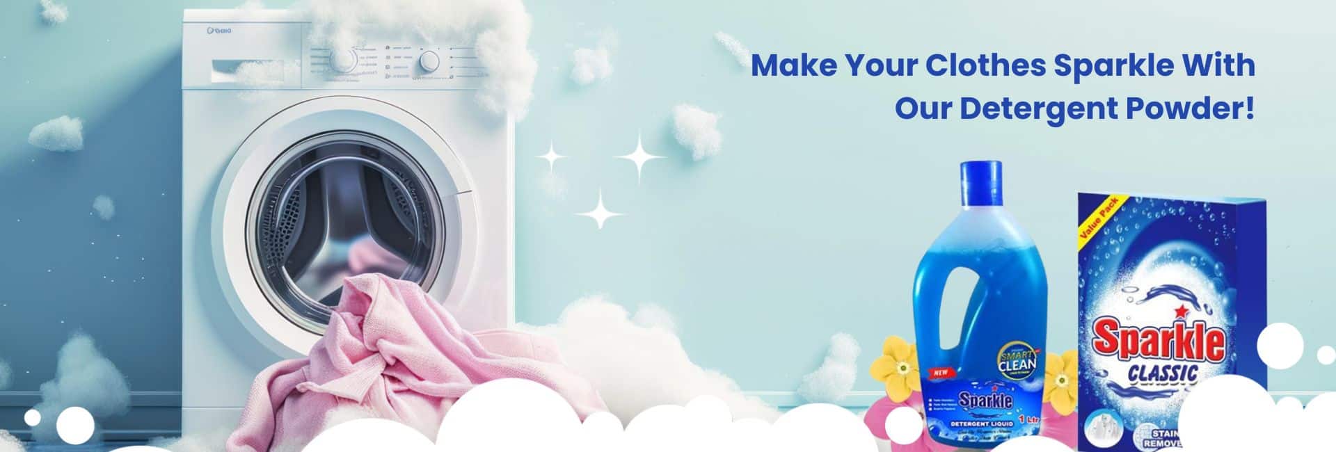 Sparkle Detergent | Clean clothes, Clean passion. Rediscover the ...